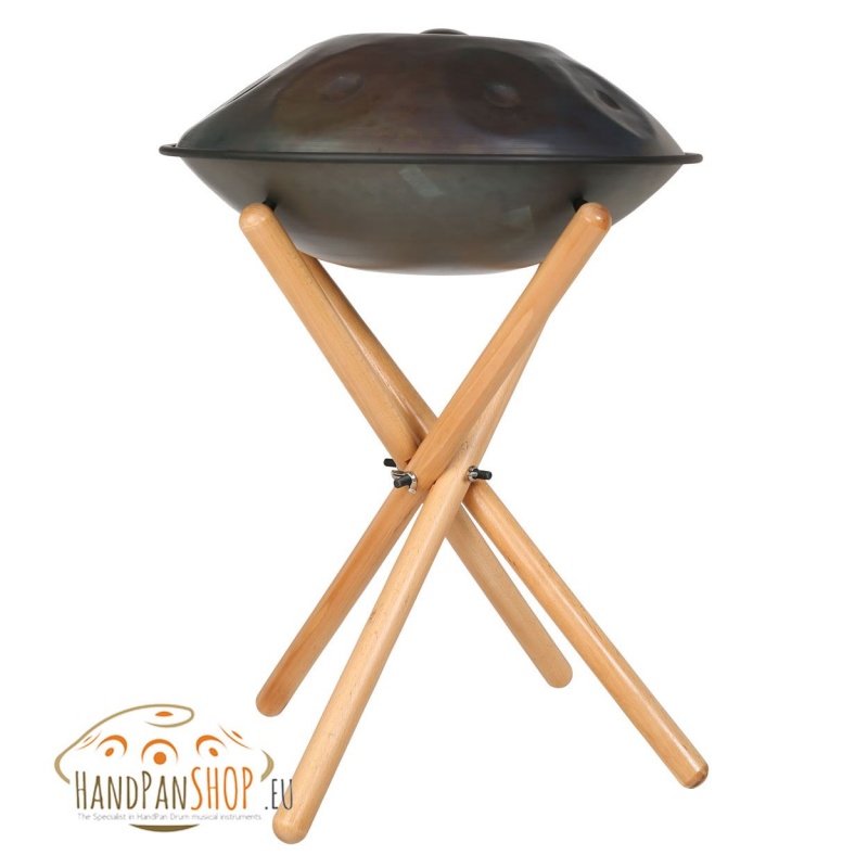 4 leg wooden handpan stand - HandPanShop.EU